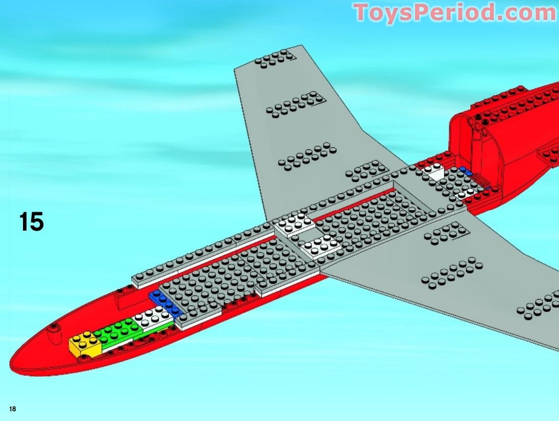 LEGO 3182 Airport Instructions and Parts List