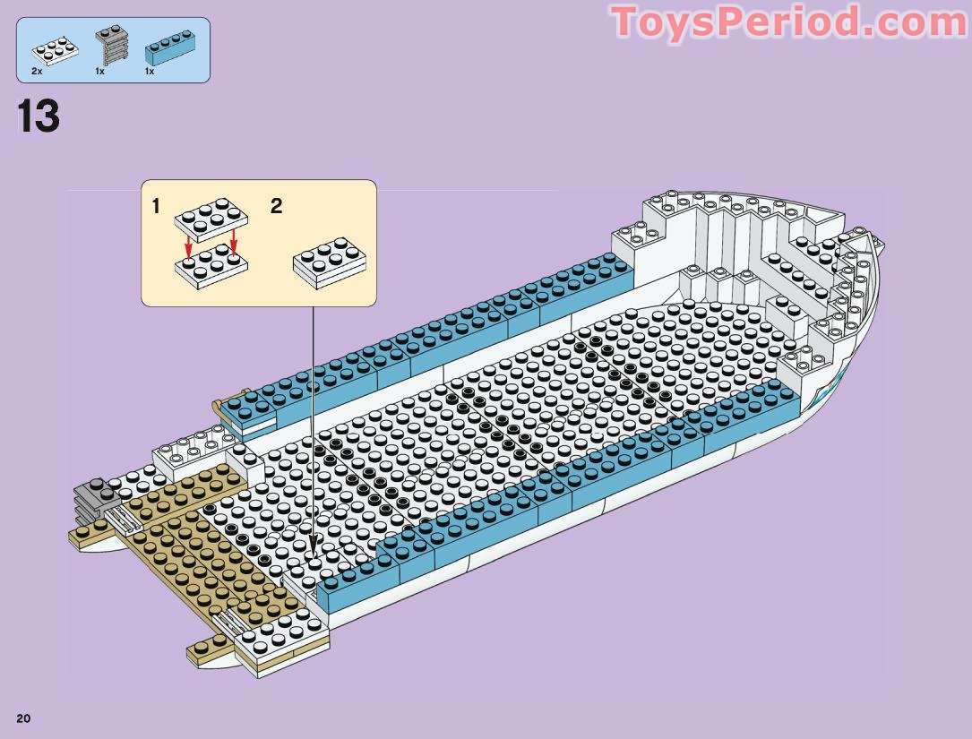 LEGO 41015 Dolphin Cruiser Instructions and Parts List