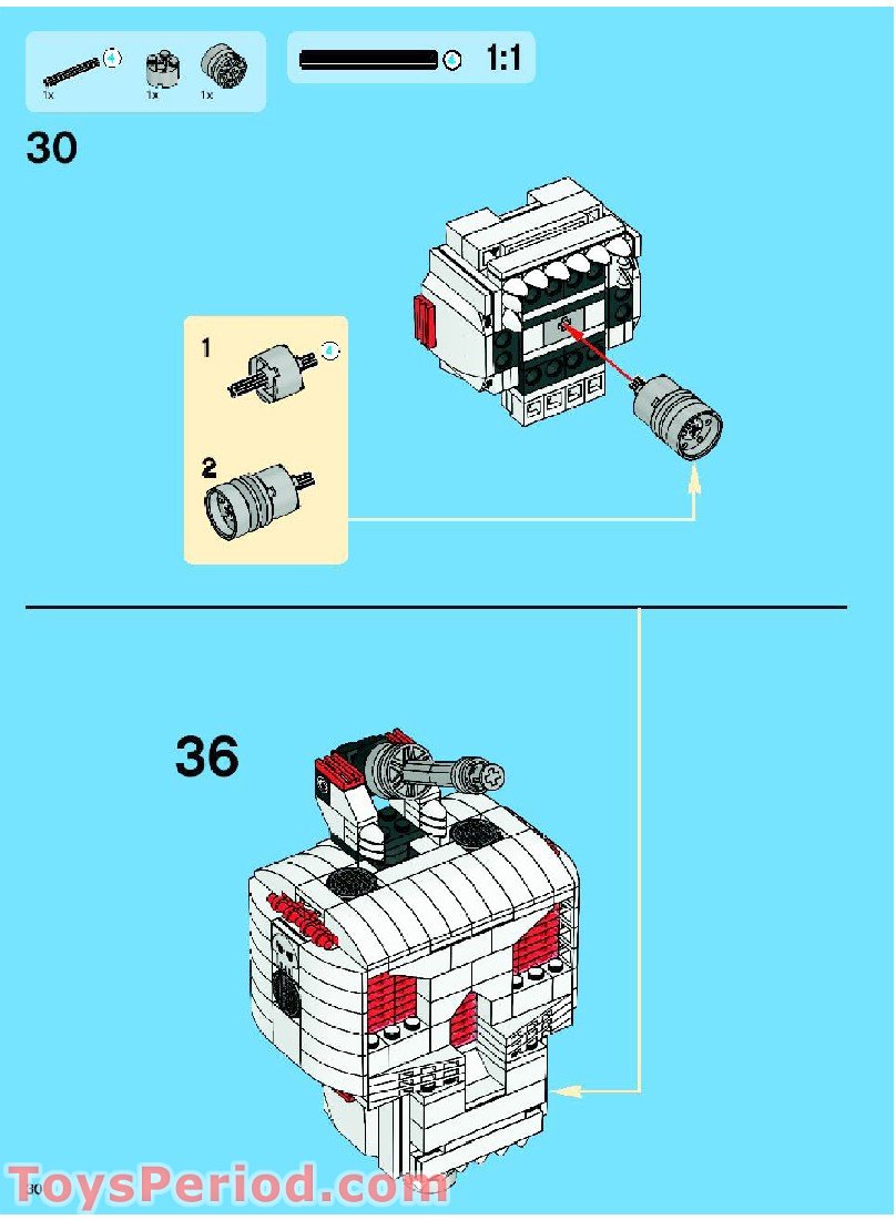 LEGO 10192 Space Skulls Instructions and Parts List