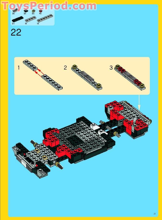 LEGO 4955 Big Rig Instructions and Parts List