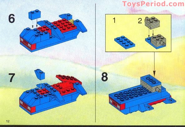 LEGO 4222 Challenger Set 300 Instructions and Parts List