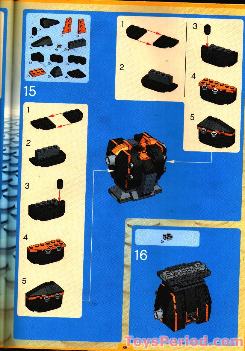 LEGO 4508 Titan Xp Instructions and Parts List