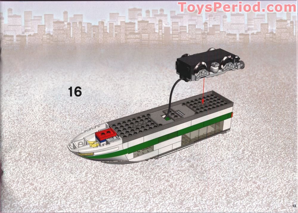 LEGO 4511 High Speed Train Instructions and Parts List