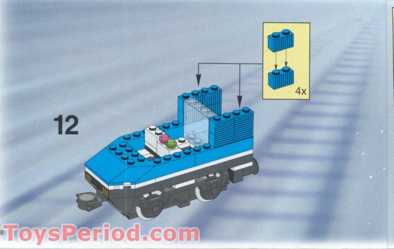 LEGO 4560 Railway Express Instructions and Parts List