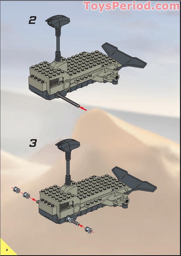 LEGO 4589 RC Nitro Flash Instructions and Parts List