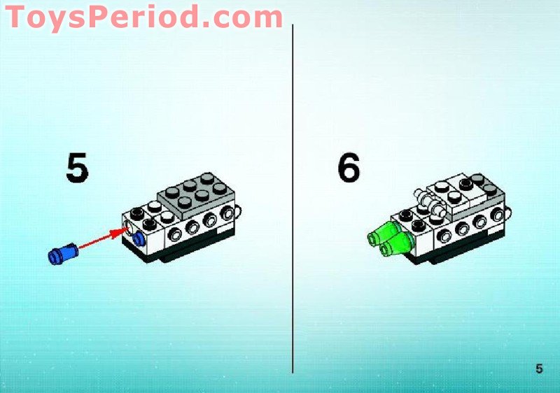 LEGO 5969 Squidman Escape Instructions and Parts List