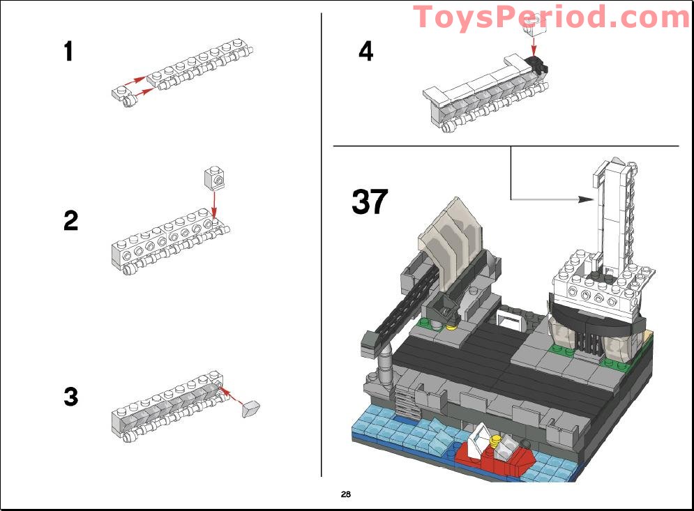 LEGO 5526 Skyline Instructions and Parts List
