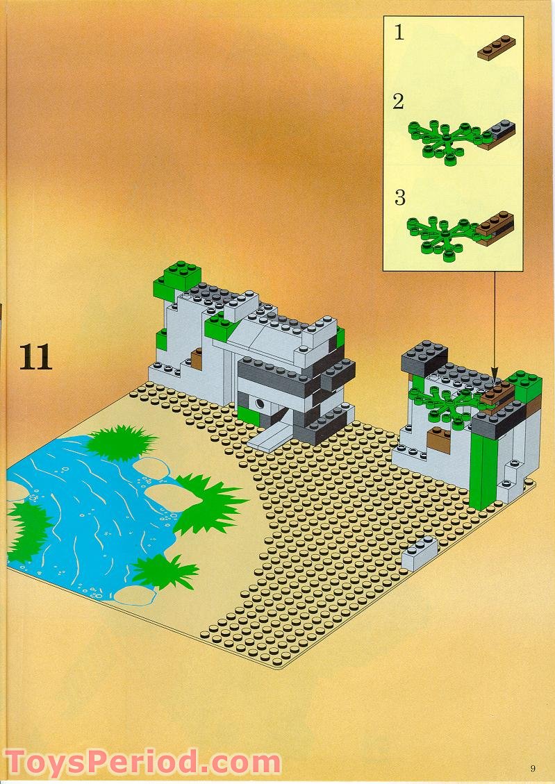 LEGO 6748 Boulder Cliff Canyon Instructions and Parts List