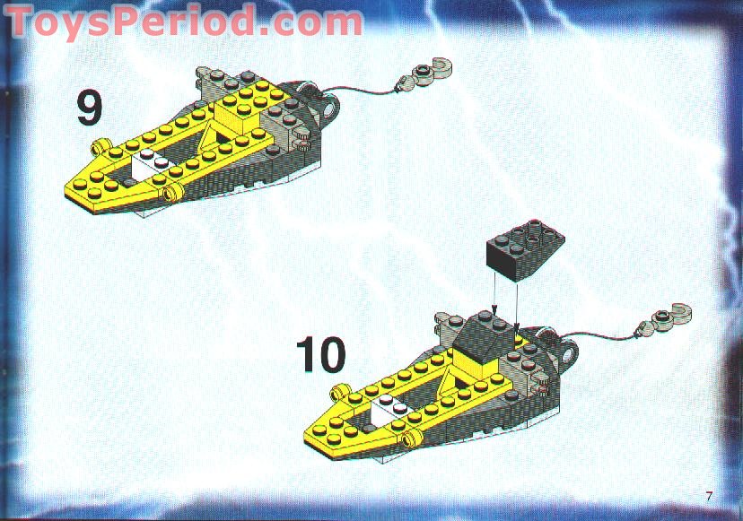 LEGO 6773 Alpha Team Helicopter Instructions and Parts List