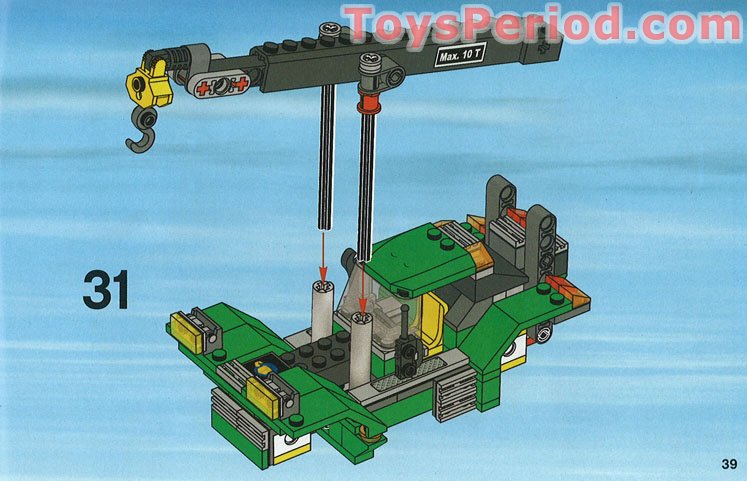 LEGO 7992 Container Stacker Instructions and Parts List
