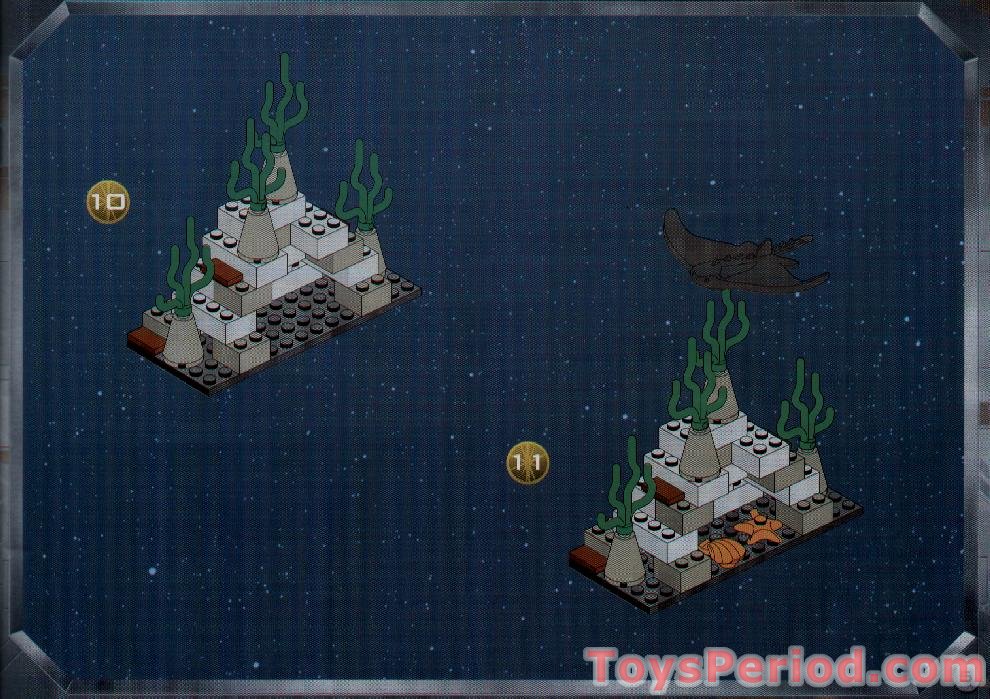 LEGO 7161 Gungan Sub Instructions and Parts List