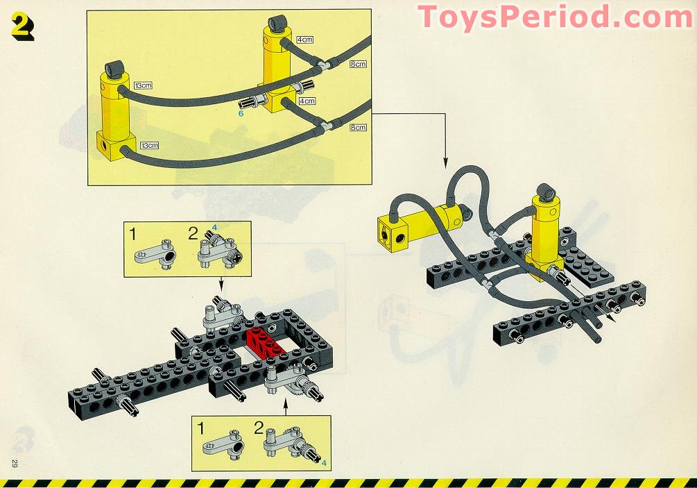 LEGO 8854 Power Crane Instructions and Parts List