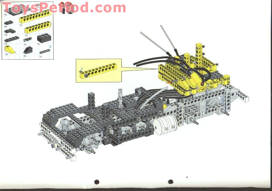 LEGO 8868 Air Tech Claw Rig Instructions and Parts List