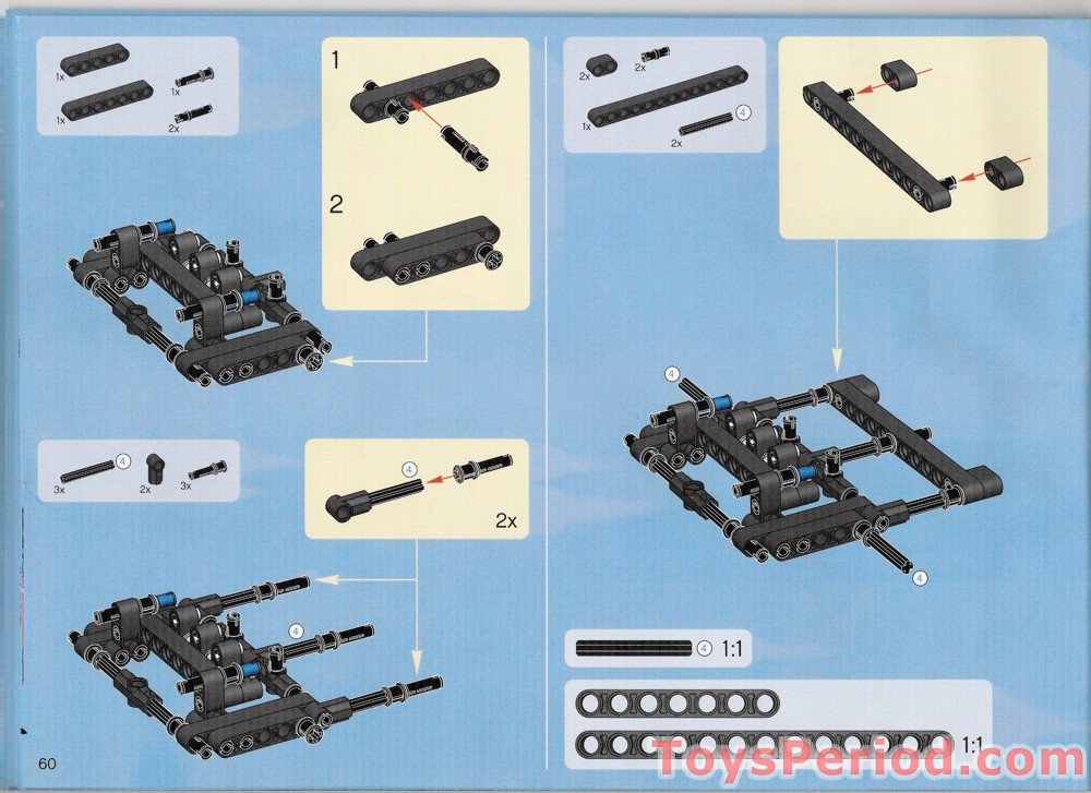 LEGO 8285 Tow Truck Instructions and Parts List