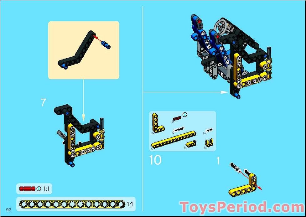 LEGO 8421 Mobile Crane Set Parts Inventory and Instructions - LEGO Reference Guide