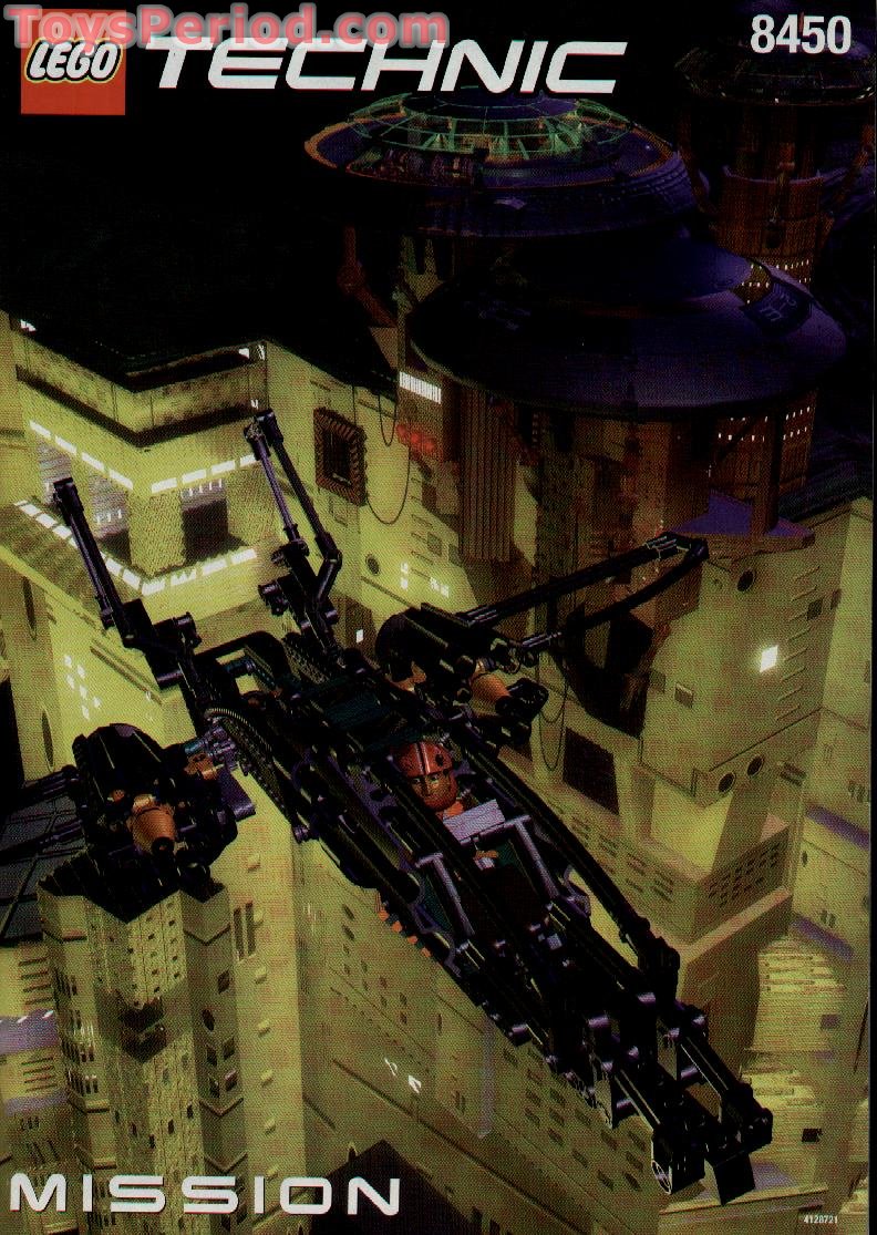 LEGO 8450 Mission Experience Pack Instructions and Parts List