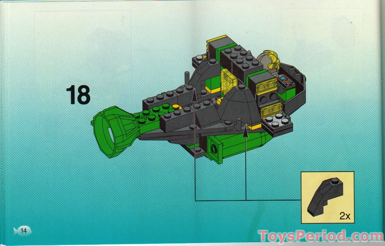 LEGO 2160 Crystal Scavenger Instructions and Parts List