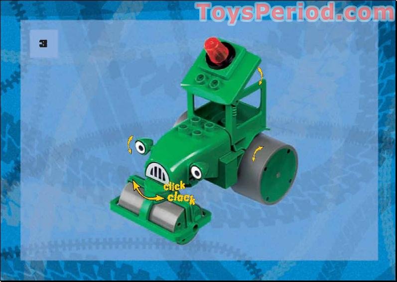 LEGO 3295 Roley's Road Set Instructions and Parts List