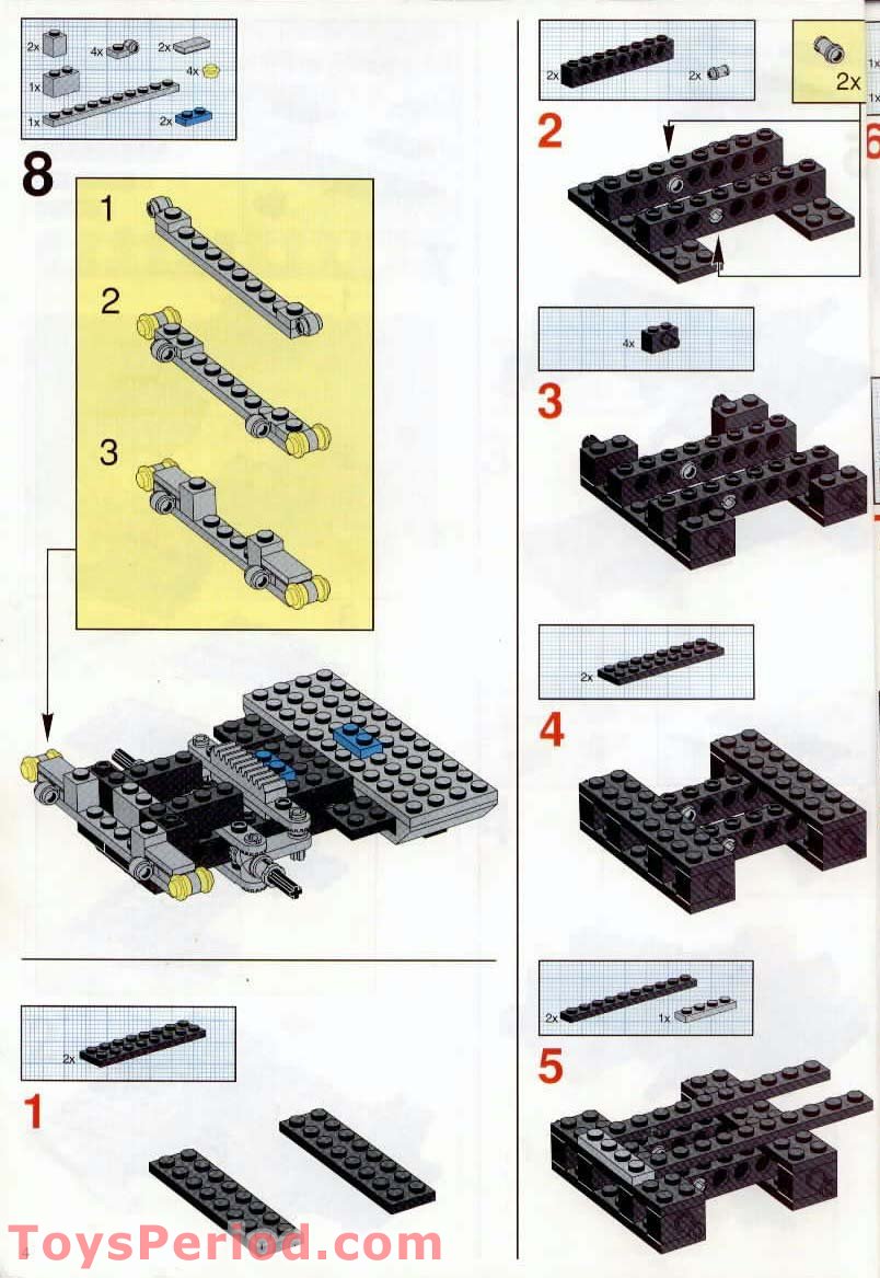 LEGO 5591 Mach II Red Bird Rig Instructions and Parts List