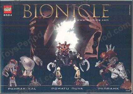 LEGO 8584-2 Hewkii (Kabaya Promotional) Instructions and Parts List