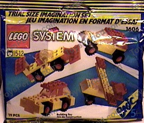LEGO 1606 Car Instructions and Parts List
