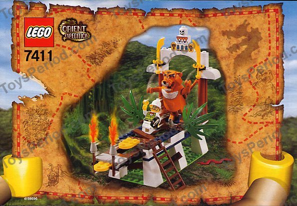 LEGO 7411 Tygurah's Roar Instructions and Parts List