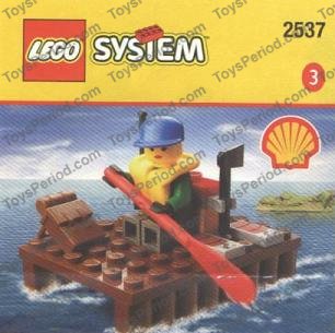 LEGO 2537 Shell Promotional Set - Extreme Team Raft Instructions and ...