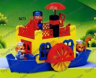 LEGO 3673 Steamboat Instructions and Parts List