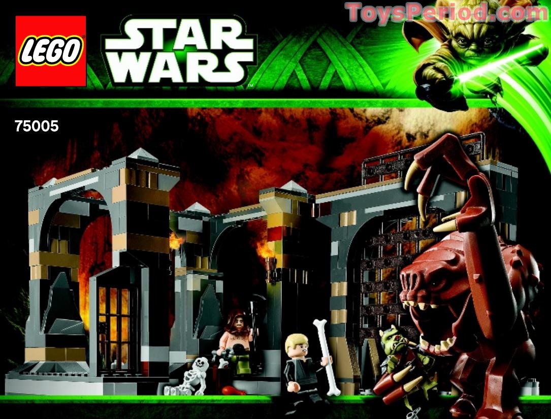 LEGO 75005 Rancor Pit Instructions and Parts List