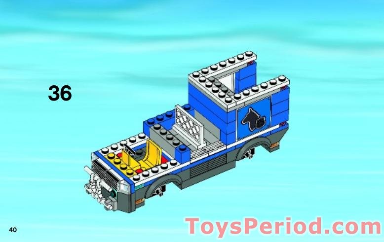 LEGO 4441 Police Dog Van Instructions and Parts List