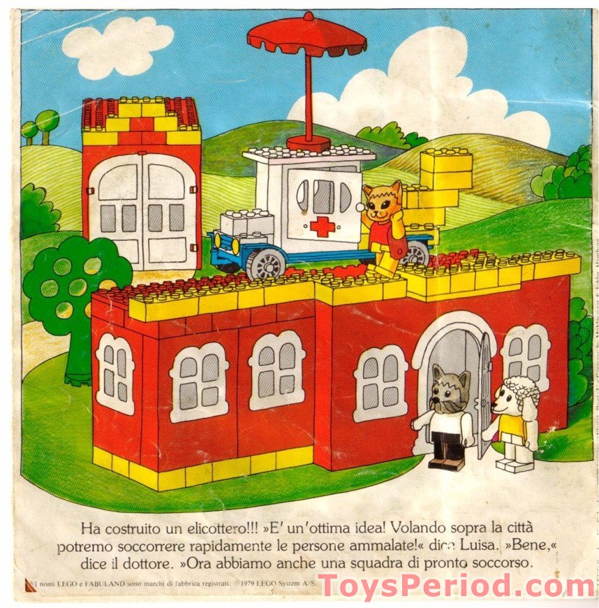 LEGO 347-3 Hospital - Lucy Lamb and Charlie Cat Visit Doctor Dog ...