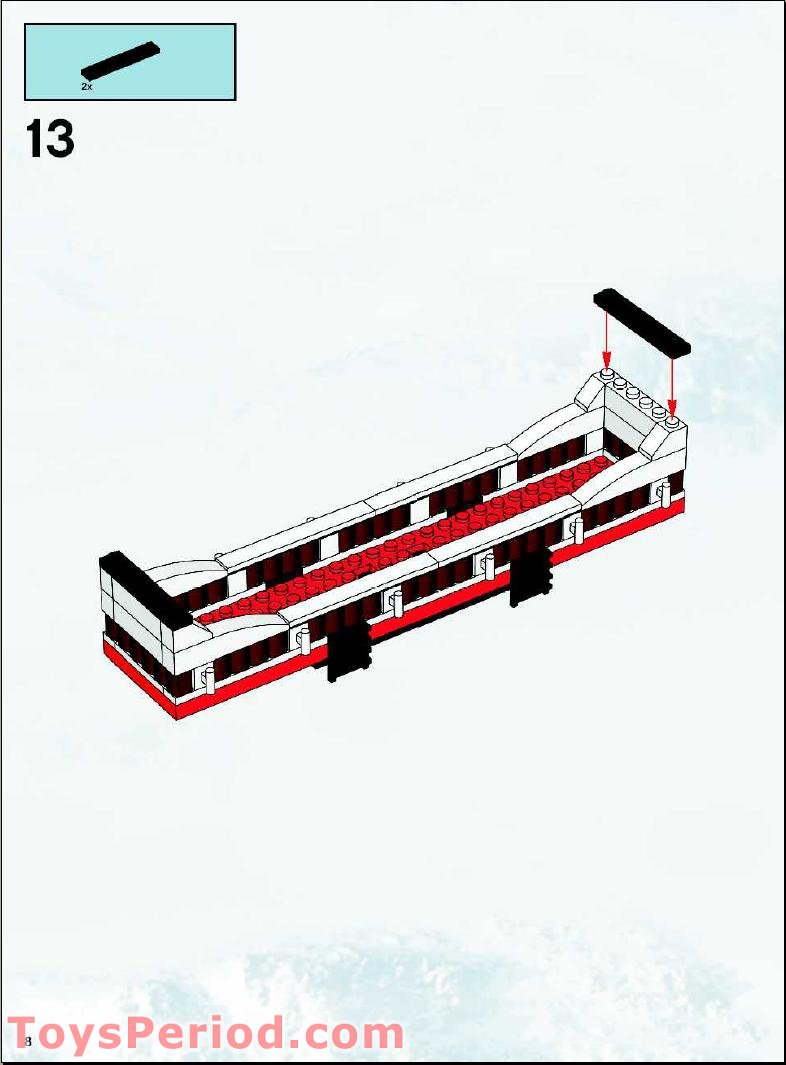 LEGO 10173 Holiday Train Instructions and Parts List