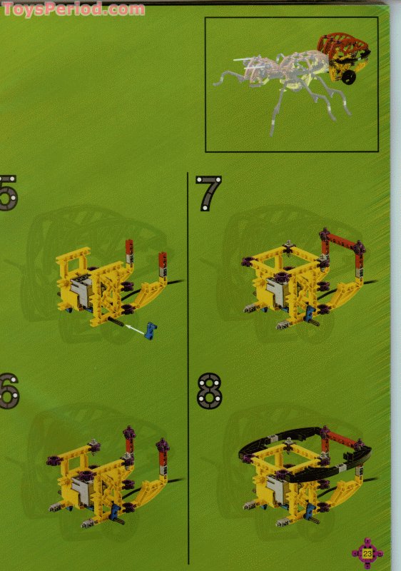 LEGO 3582 Ant Instructions and Parts List