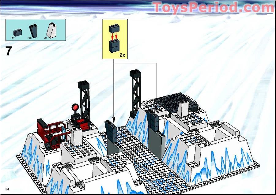 LEGO 4748 Ogel's Mountain Fortress Instructions and Parts List