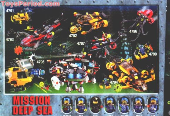 LEGO 4799 Ogel Octopus Instructions and Parts List