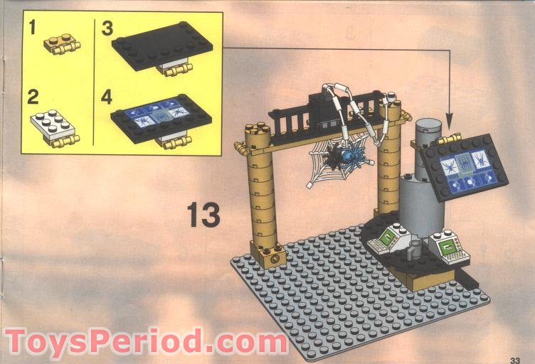 LEGO 4851 The Origins Instructions and Parts List