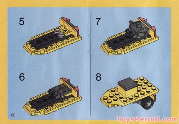 LEGO 4915 Mini Construction Instructions and Parts List