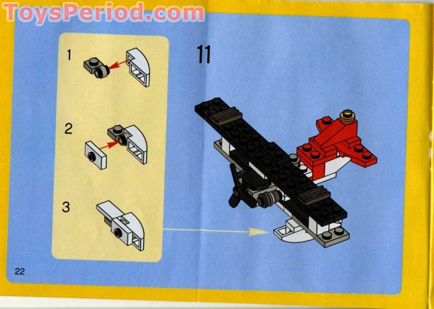 LEGO 4918 Mini Flyers Instructions and Parts List