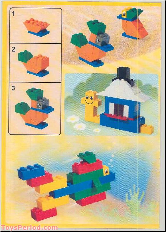LEGO 4278 Blue Tub Instructions and Parts List