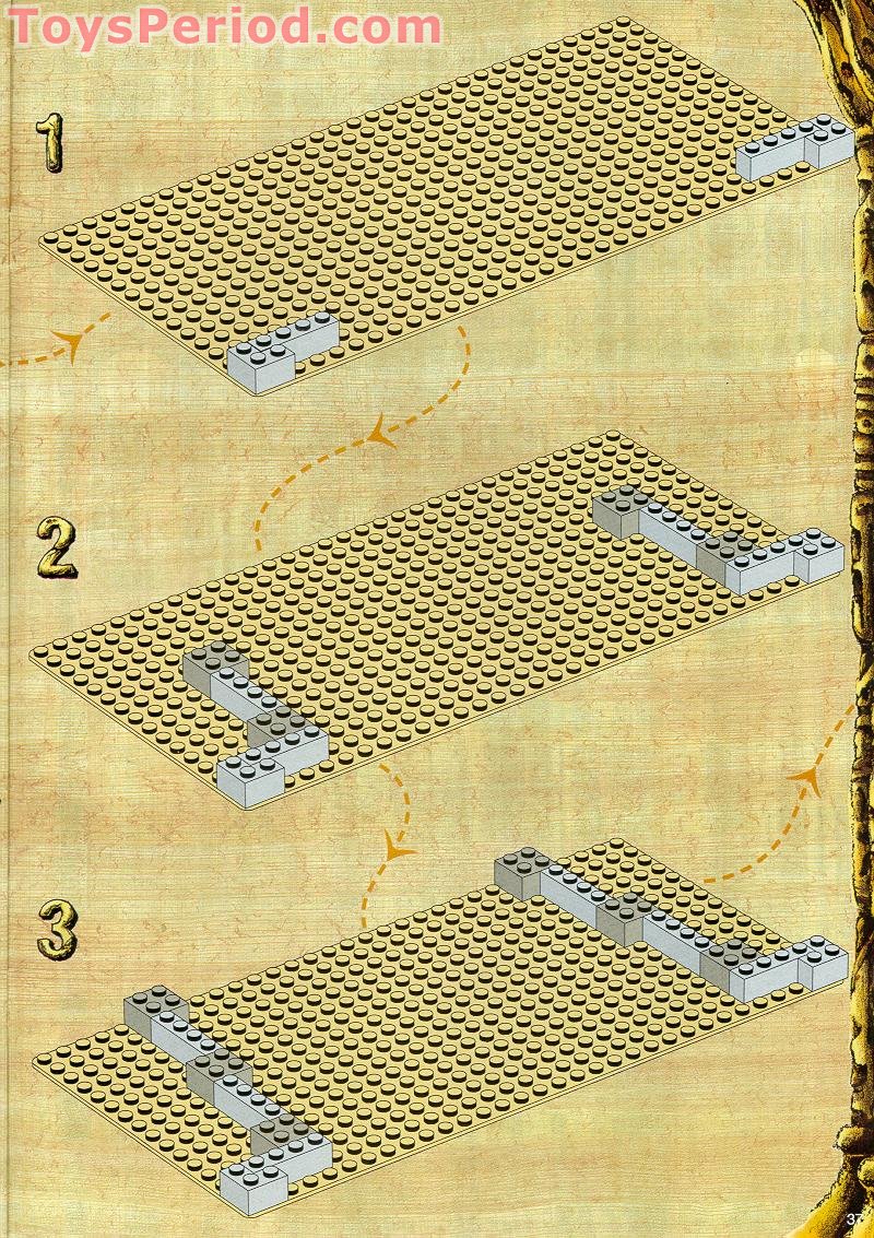 LEGO 5988 Pharaoh's Forbidden Ruins Instructions and Parts List