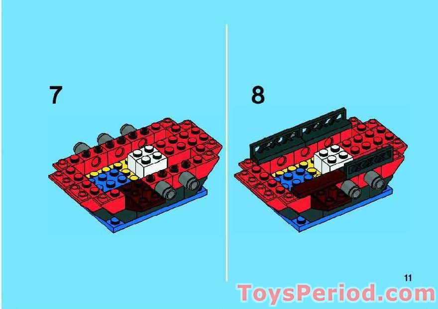 LEGO 6192 Pirate Building Set Instructions and Parts List