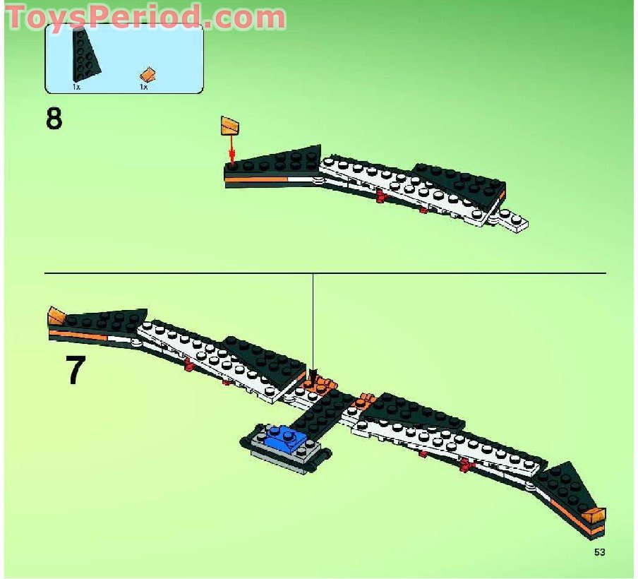 LEGO 7647 MX-41 Switch Fighter Instructions and Parts List