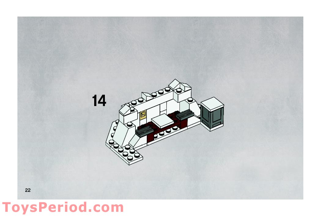 LEGO 7749 Echo Base Instructions and Parts List