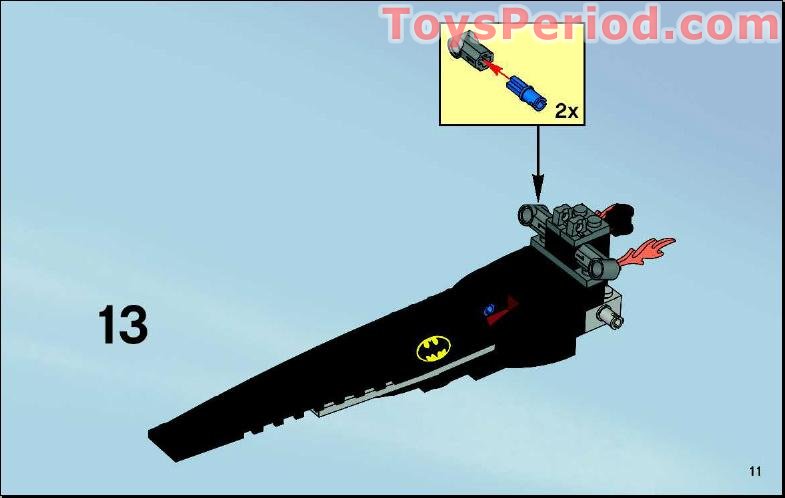 LEGO 7779 The Batman Dragster: Catwoman Pursuit Instructions and Parts List