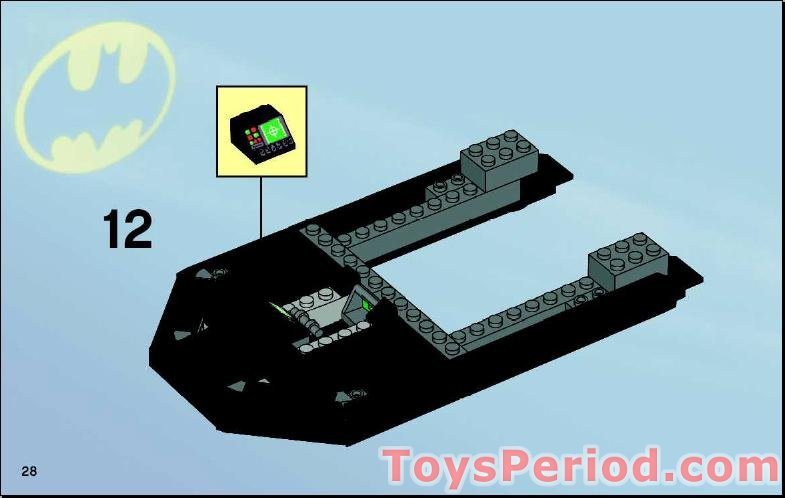 LEGO 7780 The Batboat: Hunt for Killer Croc Instructions and Parts List