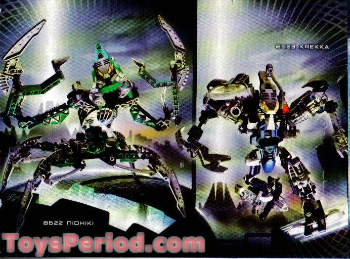 LEGO 8618-1 Vahki Rorzakh Instructions and Parts List