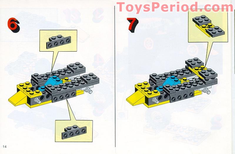 LEGO 8826 Atx Sport Cycle Instructions and Parts List