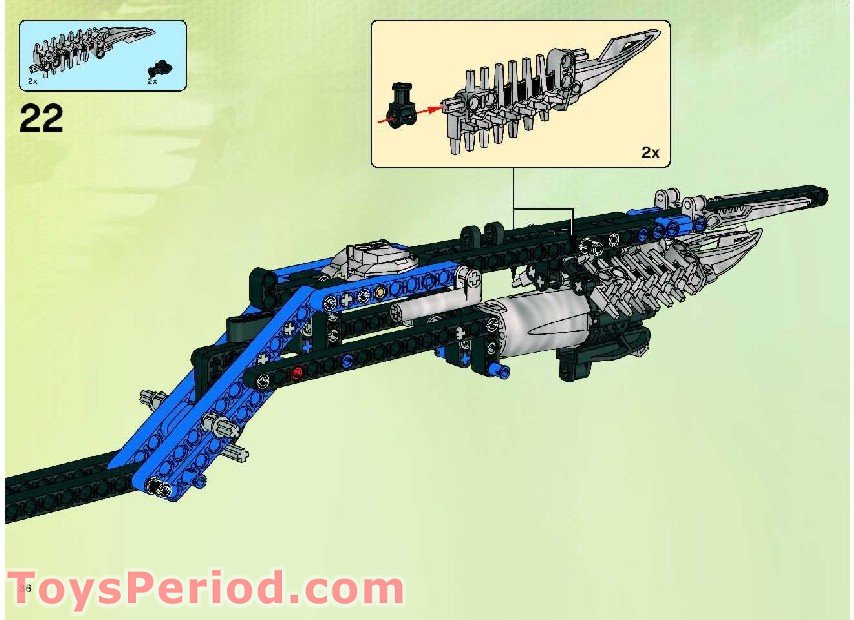 LEGO 8942-1 Jetrax T6 Instructions and Parts List
