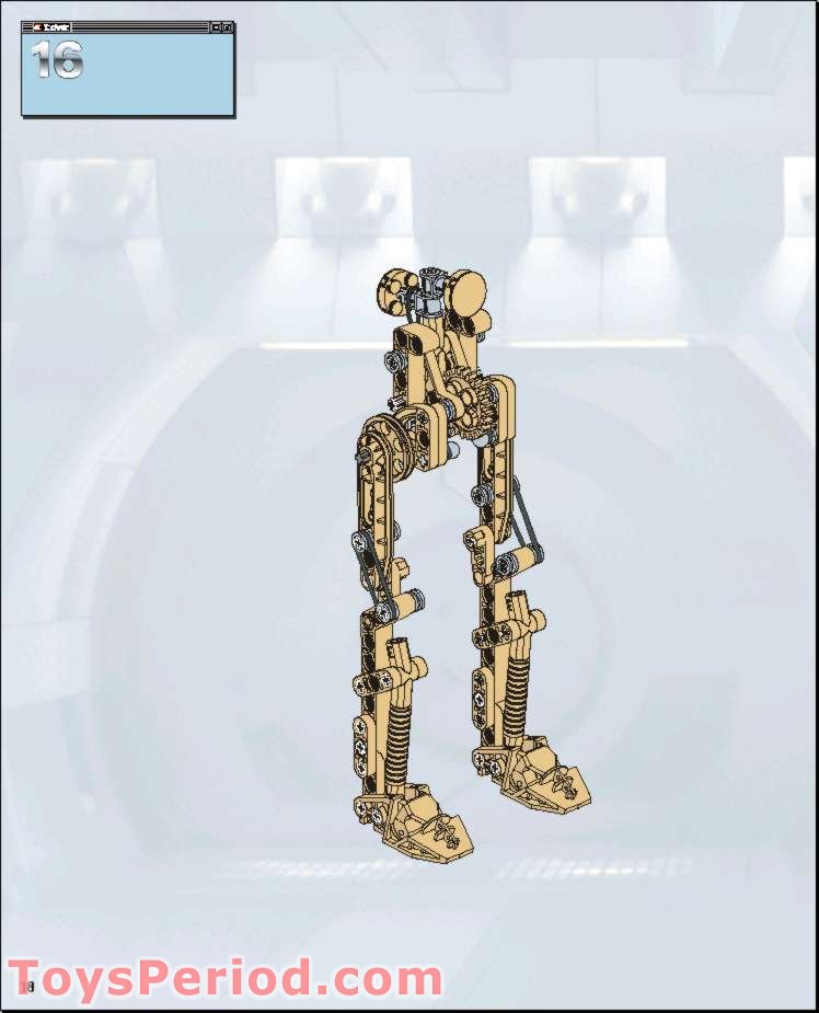 LEGO 8001 Battle Droid Instructions and Parts List