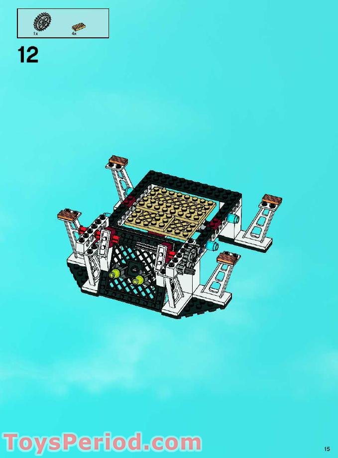 LEGO 8107 Fight for the Golden Tower Instructions and Parts List